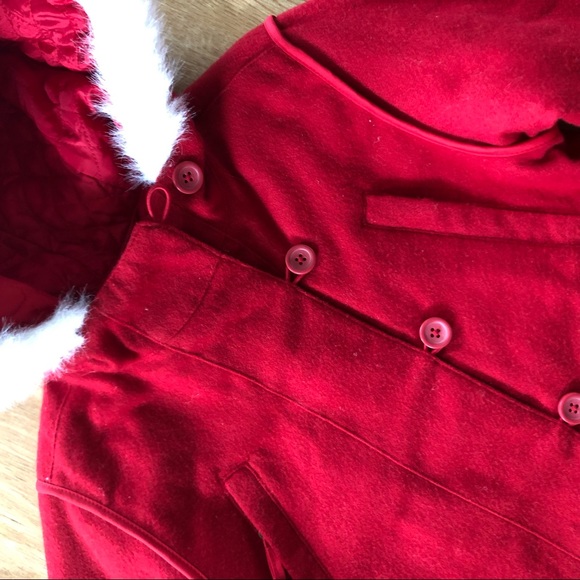 GAP | Jackets & Coats | Girls Gap Red Winter Red Toggle Coat 5 | Poshmark